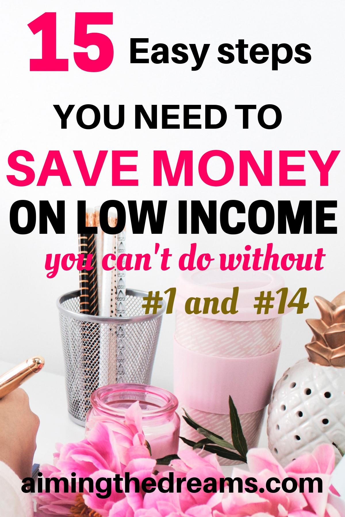 15 steps to save money on low income - Aimingthedreams