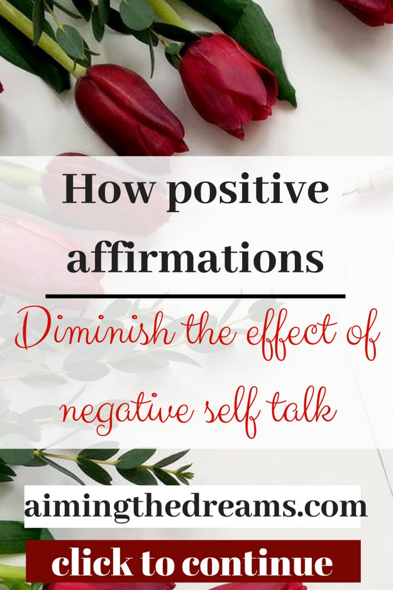 How positive affirmations diminish the effect of negative self talk ...