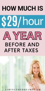 $29 an Hour is How Much a Year? (Before and After Taxes) - Aimingthedreams