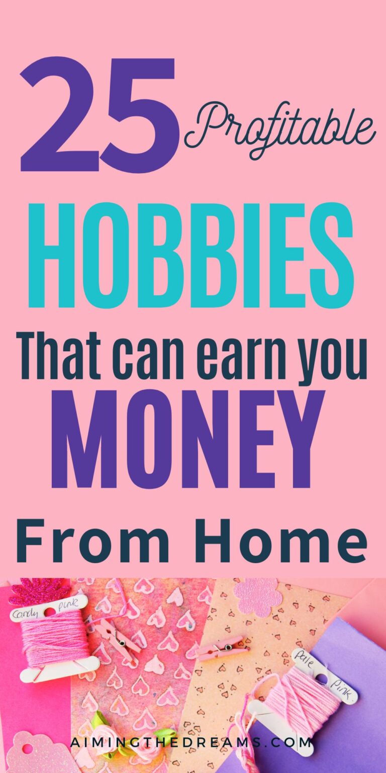 25 Profitable Hobbies that Make Money: Turn Your Passion into Profitable Ventures - Aimingthedreams