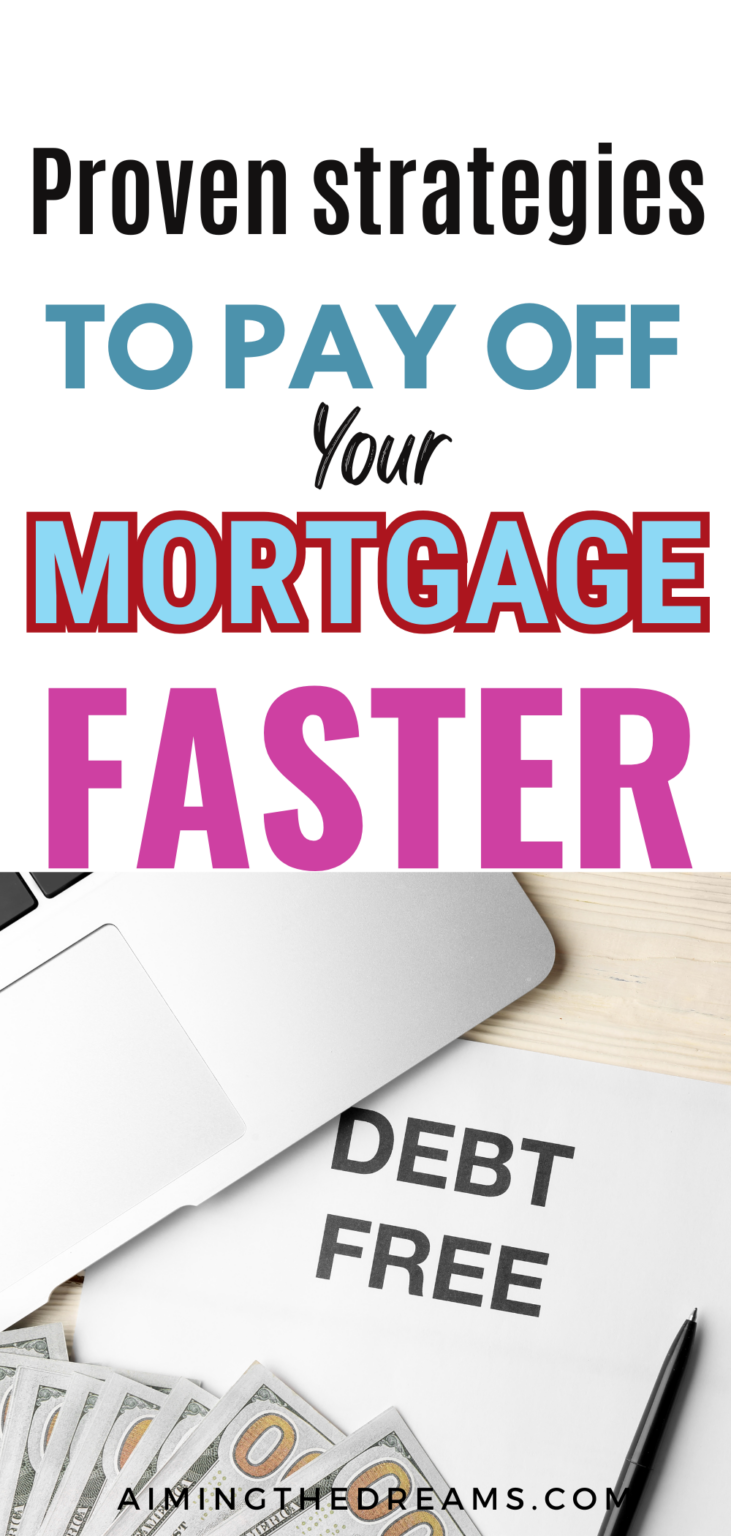 How to pay off mortgage faster and be debt free - Aimingthedreams