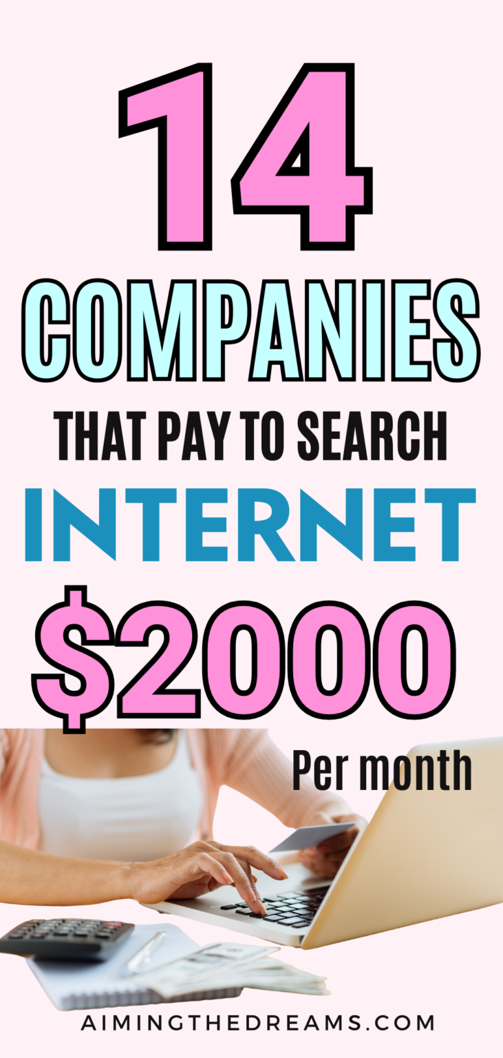 13 Companies That Pay to Search Internet - Aimingthedreams